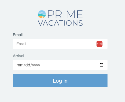 Guest Login Portal - PRIME VACATIONS